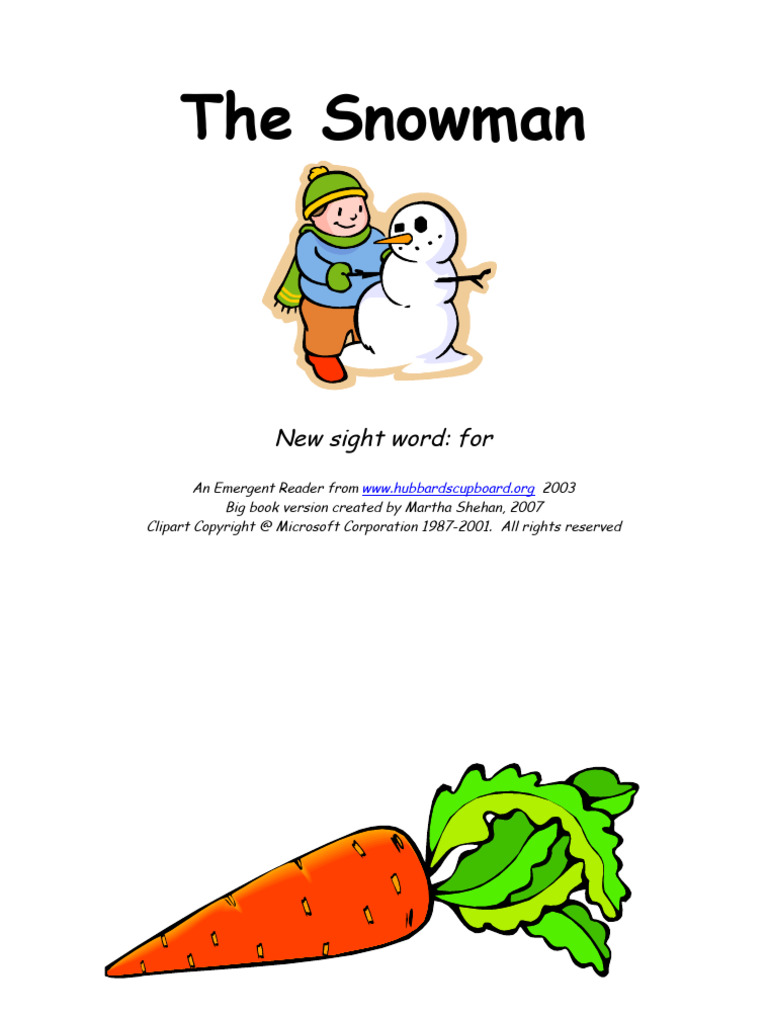Teacher Version 18 - The Snowman | PDF