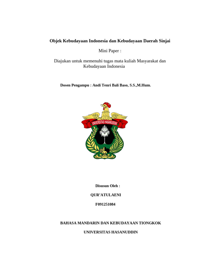 Contoh Tugas Maba Unhas | PDF