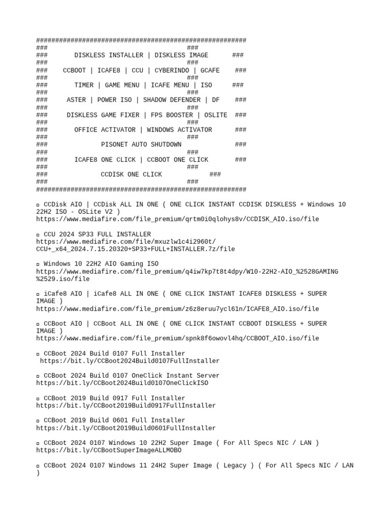 Diskless Installer and Game Downloads | PDF | Operating System Families ...