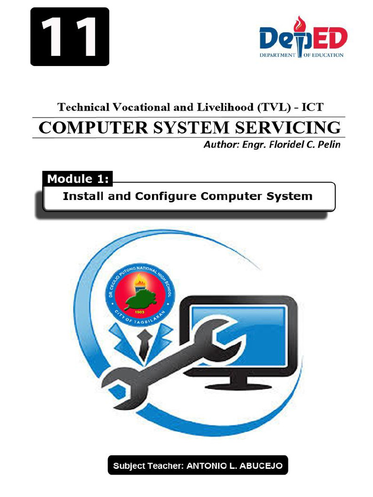 Module 1 CSS Installing and Configuring Computer System G11 1ST SEM ...
