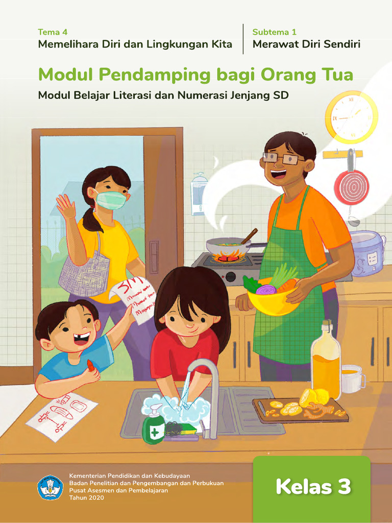 Modul Pendamping Orang Tua Kelas 3 Tema 4 Sub Tema 1 | PDF