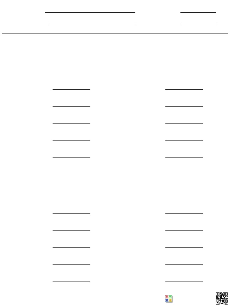 Rounding 4 Digit To Nearest Thousands Worksheet 5 | PDF