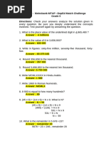Grade 6 Mtap Reviewer With Answer Key | PDF
