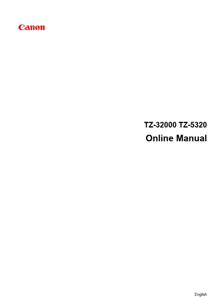 Manuale Canon ImagePROGRAF TZ-32000 (1145 Pagine) | PDF
