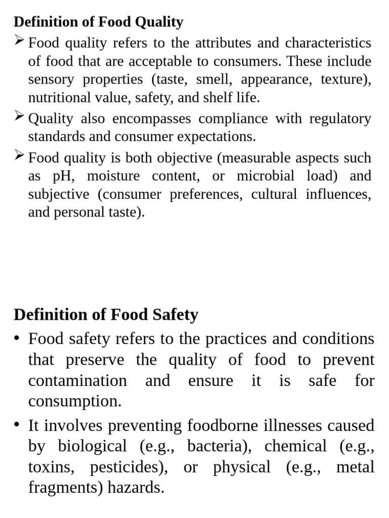 Understanding Food Quality Attributes | PDF | Foods | Taste
