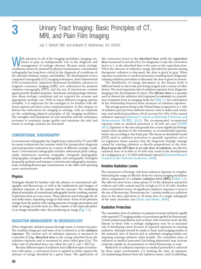 Chapter 3 | PDF | Medical Imaging | Radiography