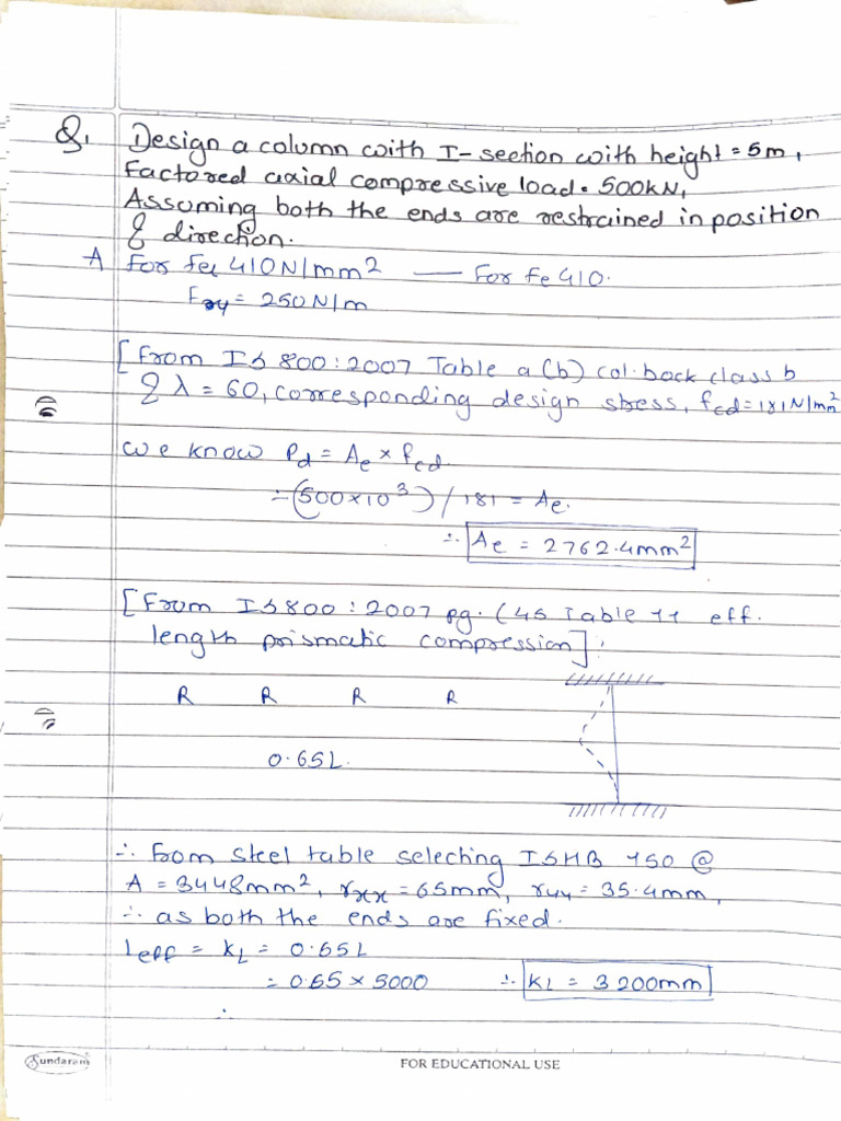 Theory of Structures | PDF