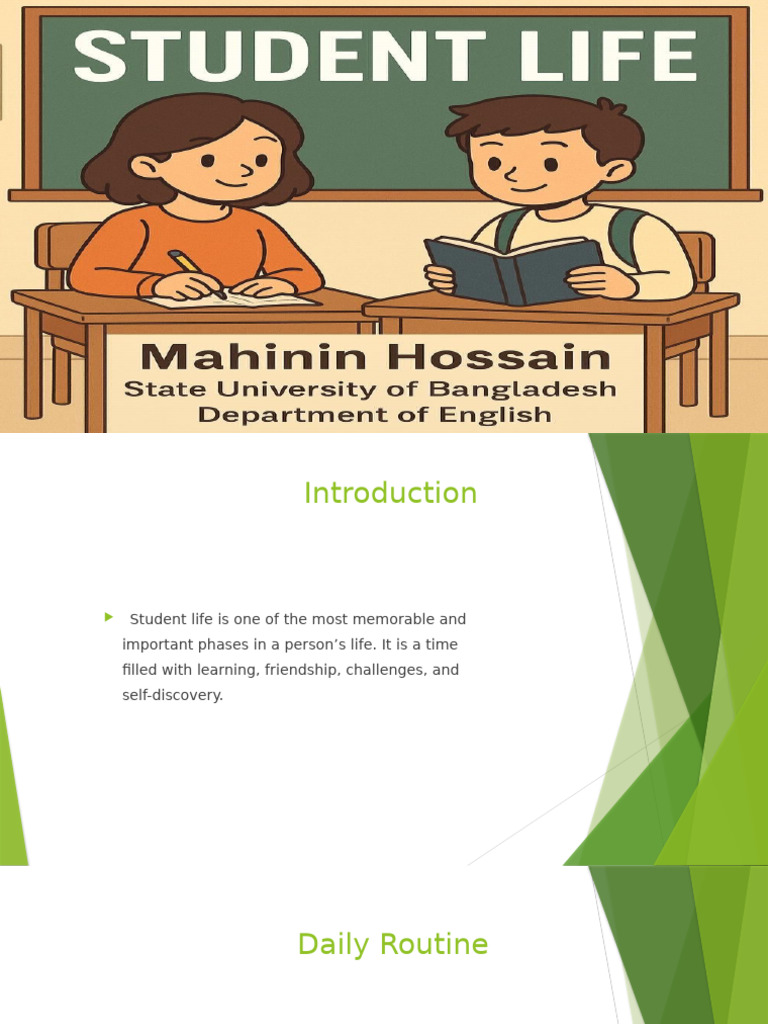 Student Life Presentation | PDF