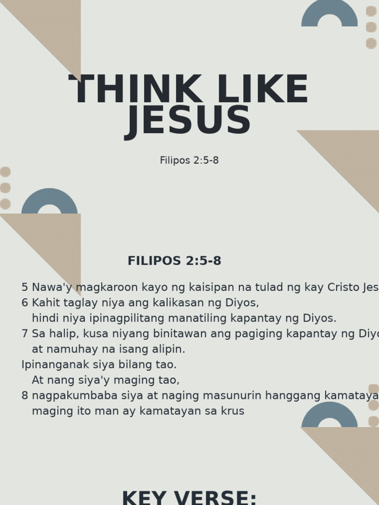 Think Like Jesus | PDF