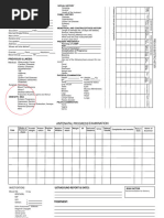 Ob History Form Sss | PDF | Childbirth | Pregnancy