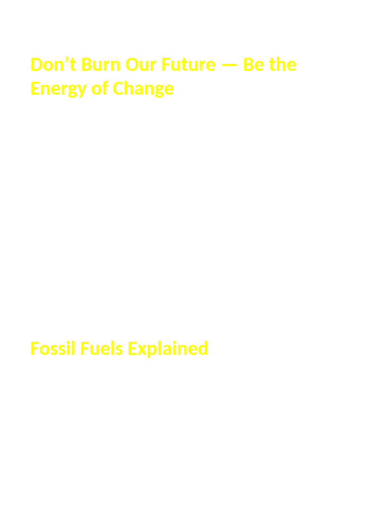 Documentary_Fossil_Fuels | PDF