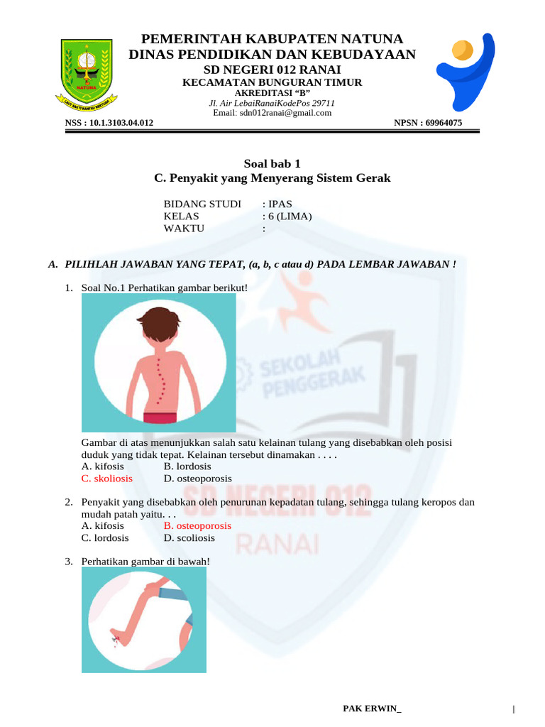 C. Penyakit Yang Menyerang Sistem Gerak | PDF