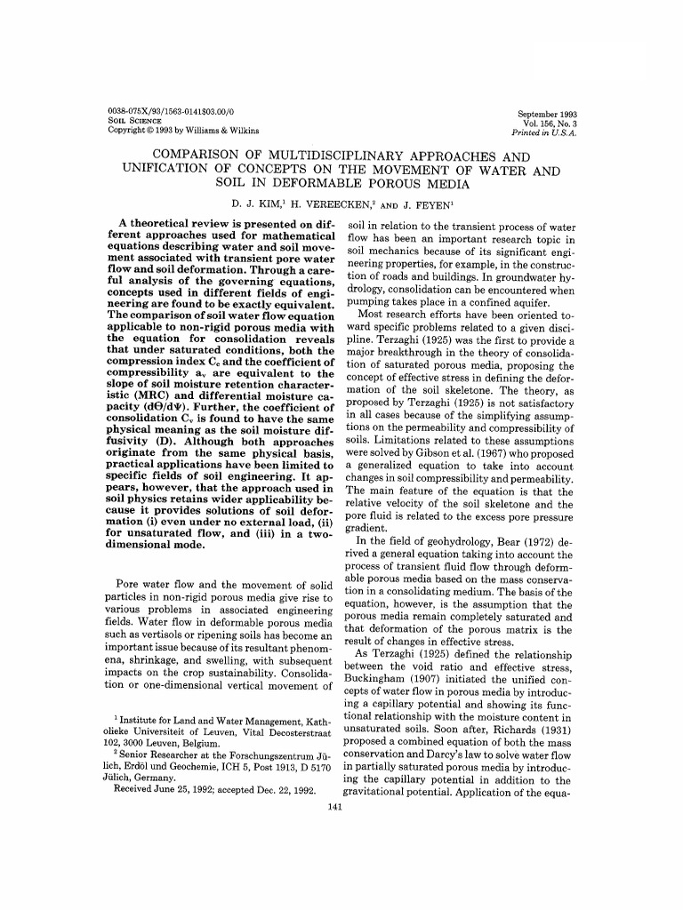 Comparaison of Multidisciplinary Approaches and Unification of Concepts ...