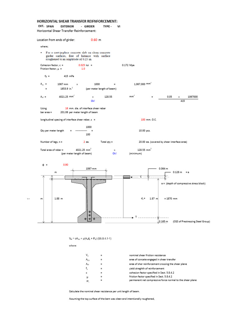 SP2 Br15 5-Span Ext Girder Ext Span HorShearTransfer Final SHT 1 To 8 ...