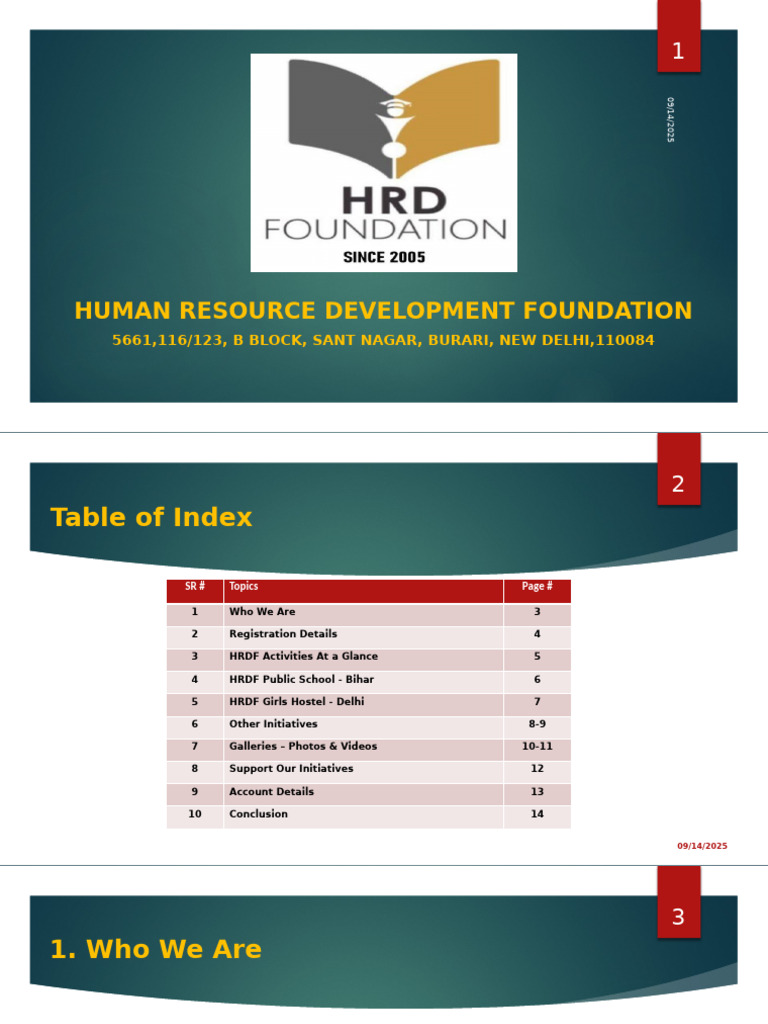 HRDF Presentation 2 | PDF
