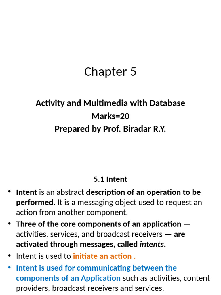 Chapter 5MAD New1 | PDF | Uniform Resource Identifier | Android ...
