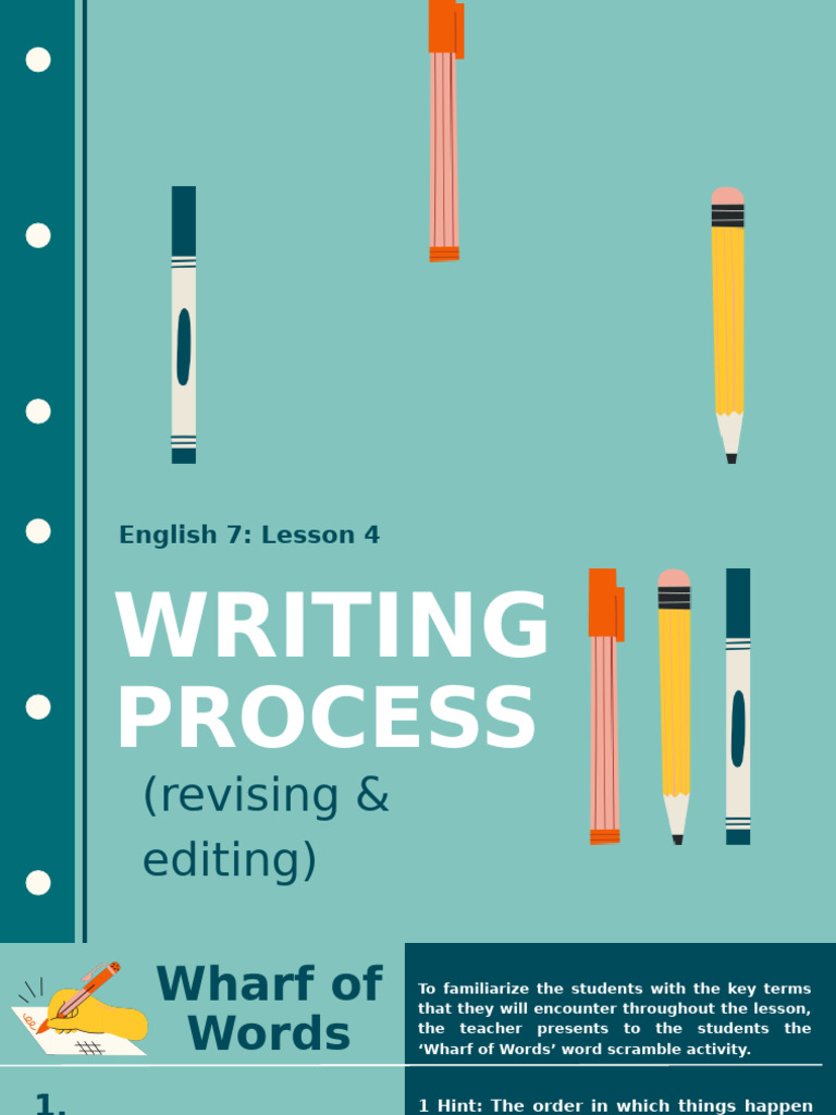Revising and Editing in Writing Process | PDF | Editing | Essays