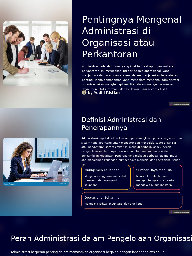 Pentingnya Administrasi dalam Organisasi | PDF