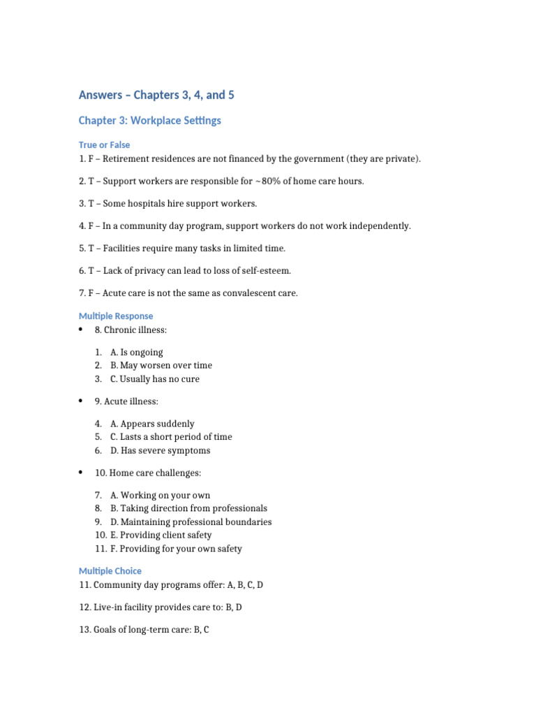 Answers Ch3 Ch4 Ch5 | PDF | Defamation | Justice