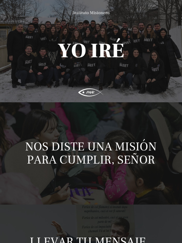 Mensaje Misionero: Yo Iré a Servir | PDF