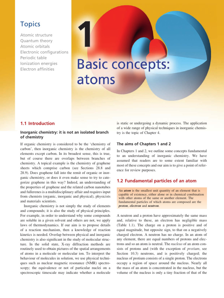 Atomic Structure Housecroft | PDF | Atoms | Wave Function
