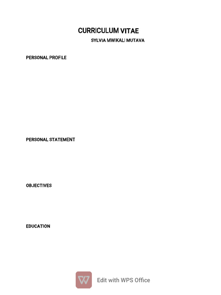Curriculum Vitae SYLVIA | PDF