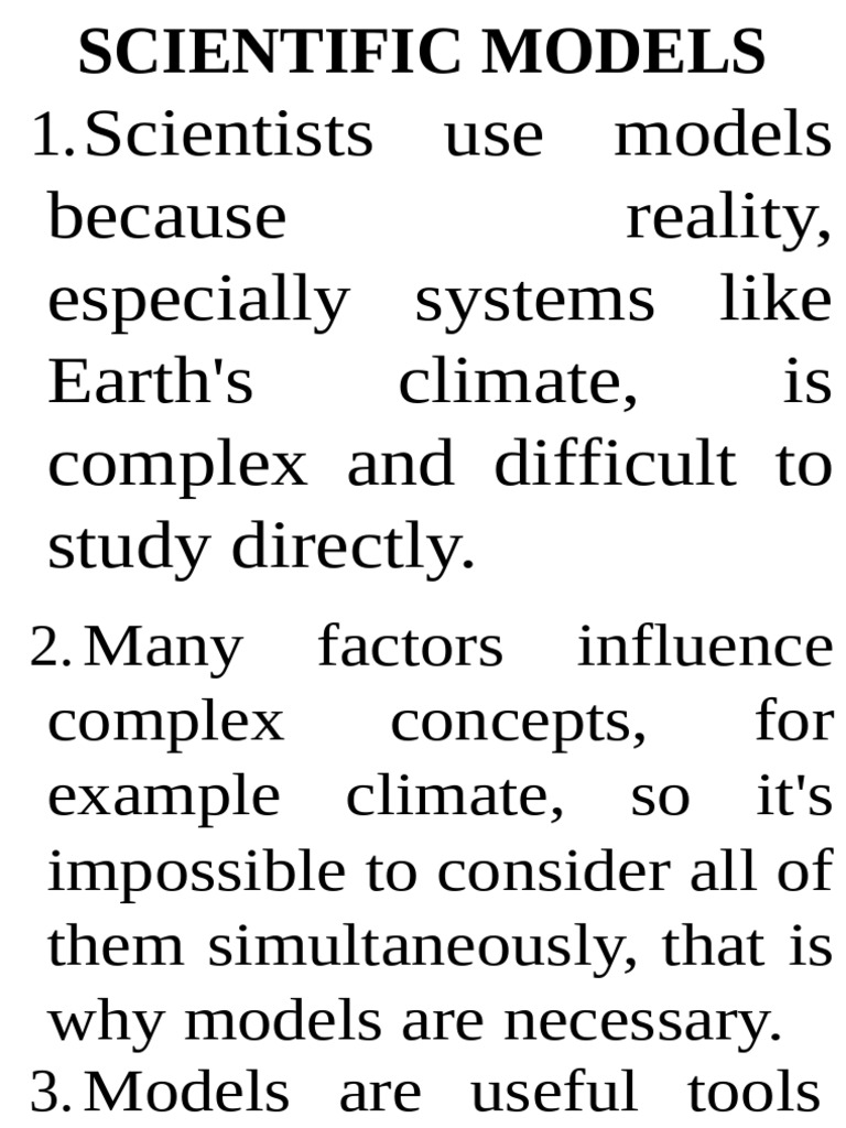 Understanding Scientific Models | PDF