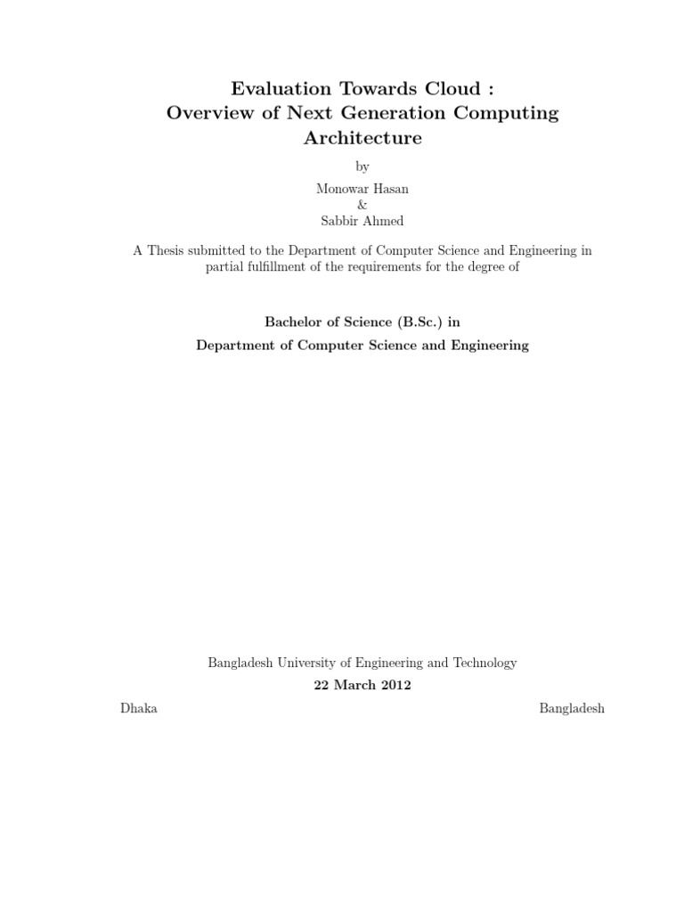 Cloud Computing (Draft For Review) | PDF | Computer Cluster | Grid Computing