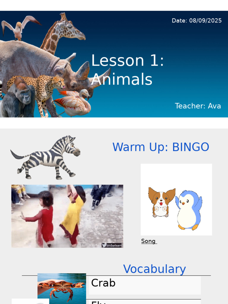 Grade 2 Animals Pdf