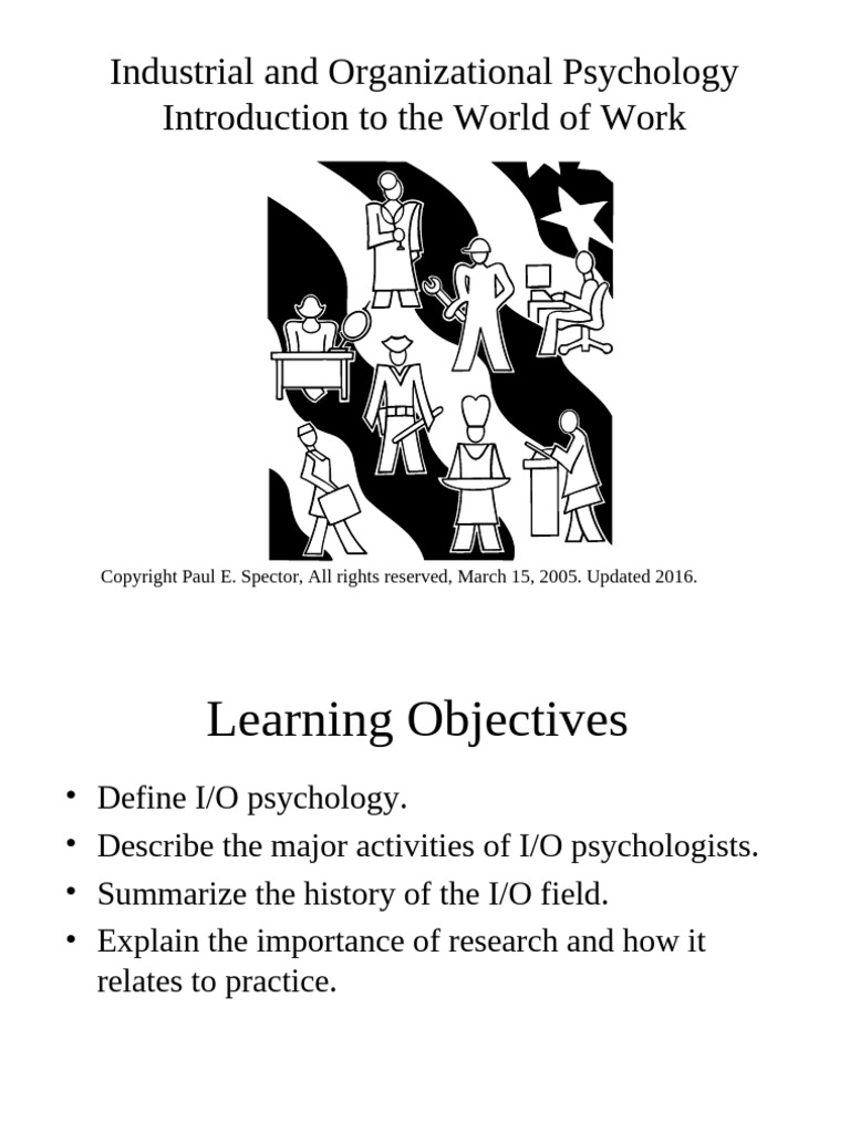 ch01 | PDF | Industrial And Organizational Psychology | Psychology