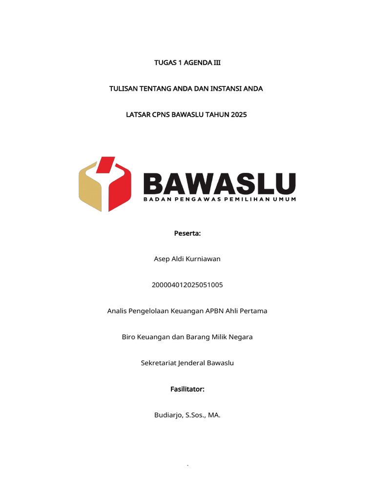 Asep Aldi Kurniawan - Tugas 1 Agenda 3 | PDF