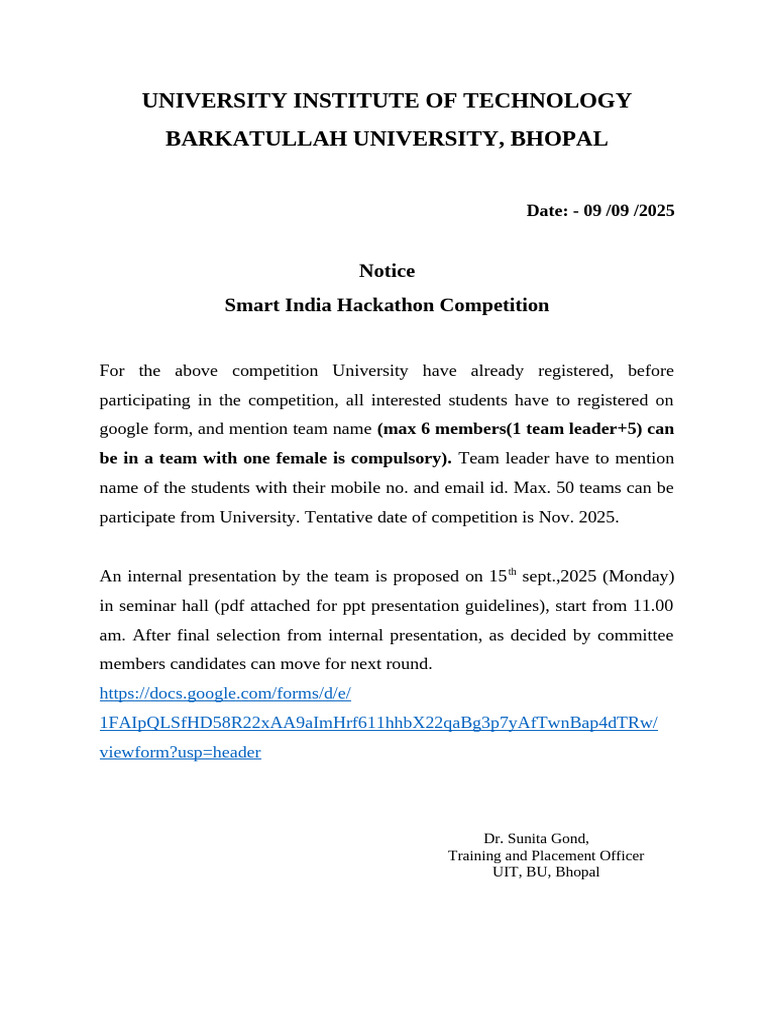 Smart India Hackathon | PDF