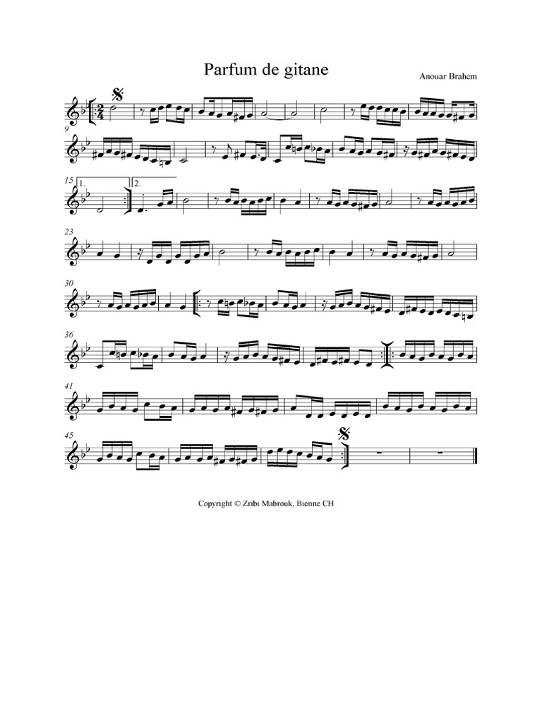 Parfum de Gitane Format Word | PDF