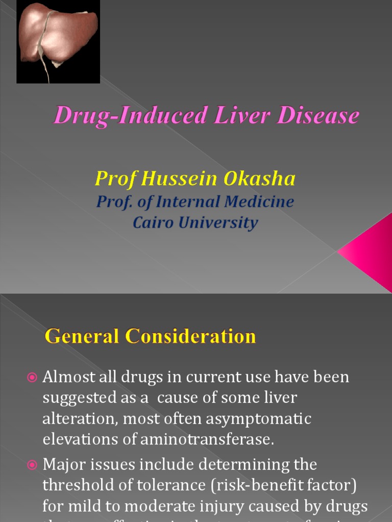 Drug-Induced Liver Disease. | Pharmacology | Liver