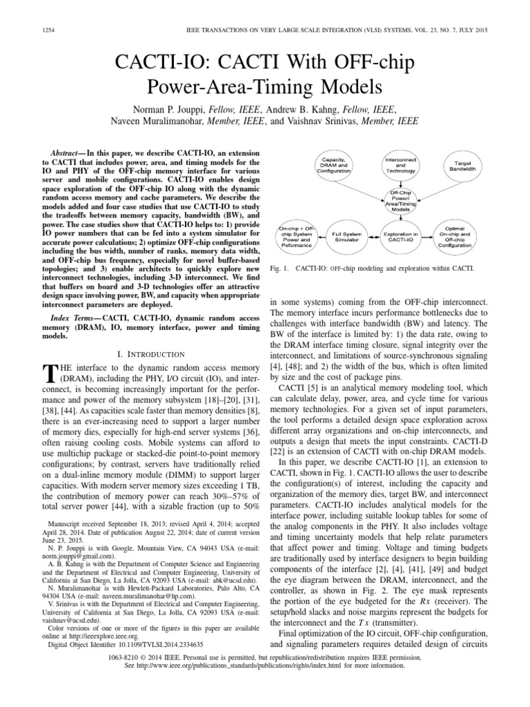 [IEEE Transactions on Very Large Scale Integration (VLSI) Systems 2015-Jul Vol. 23 Iss. 7 ...