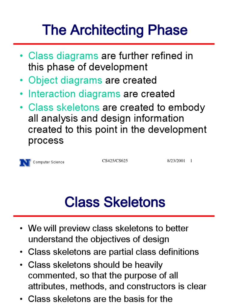 Architecture | PDF | Unified Modeling Language | Class (Computer Programming)