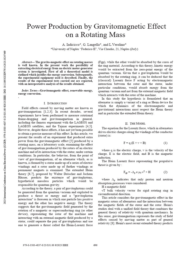 Gravitational Magnetic Effects on Energy Extraction | PDF | Classical ...
