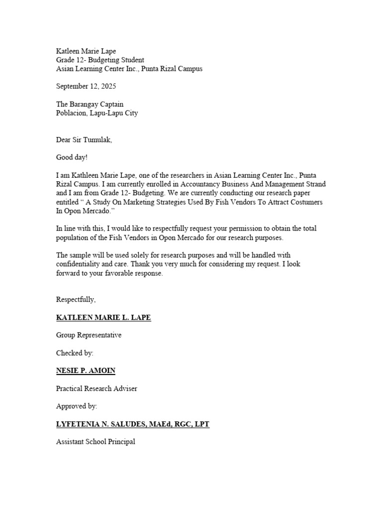 Letter For Captain | PDF