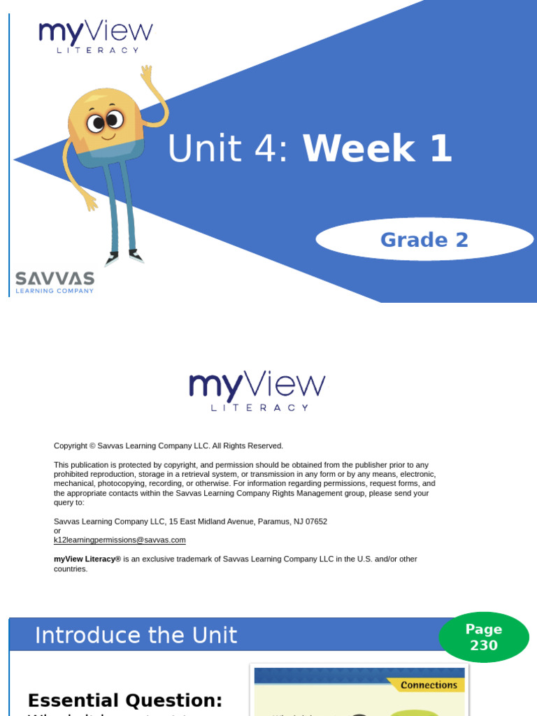 Grade 2 Unit 4 Week 1 Overview | PDF | Phonics | Adjective