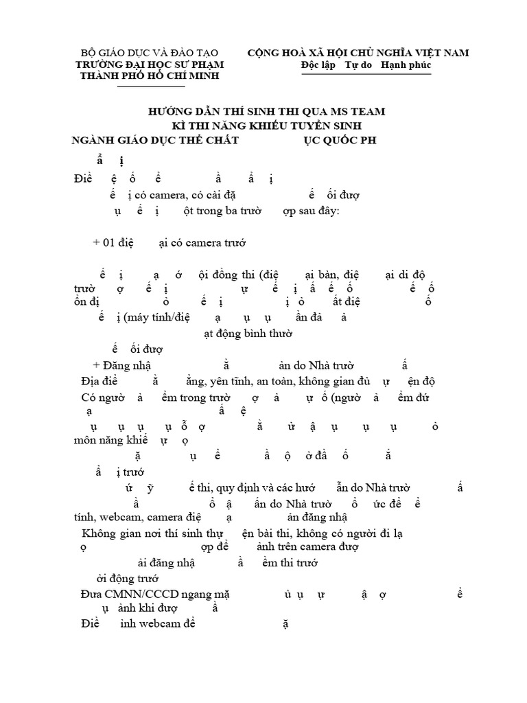 7.Hướng Dẫn Thi Gdtc&Gdqp-An | PDF