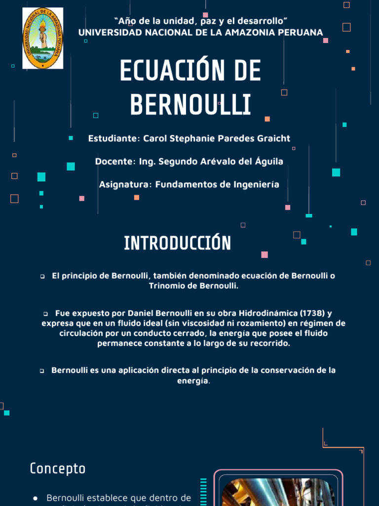 Ecuacion Bernoulli | PDF