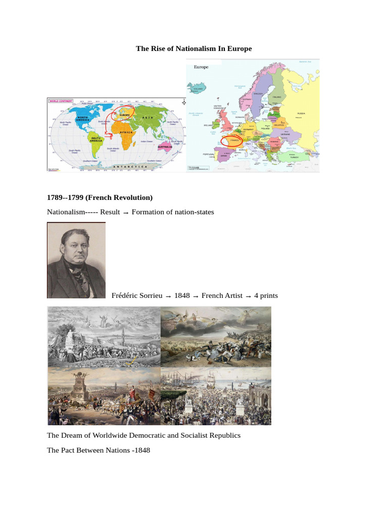 The Rise of Nationalism in Europe | PDF | Kingdom Of Prussia | Balkans