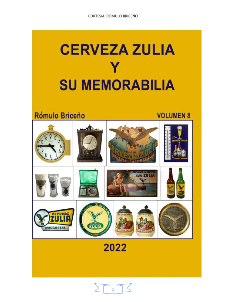 CERVEZA ZULIA Y SU MEMORABILIA 2024 | PDF | Venezuela | Póster