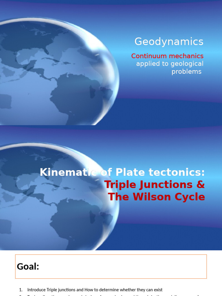 Understanding Triple Junctions in Geodynamics | PDF | Plate Tectonics ...