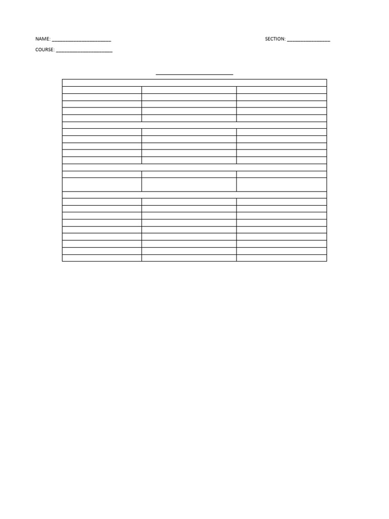 Physica Fitness Test Record Sheet | PDF