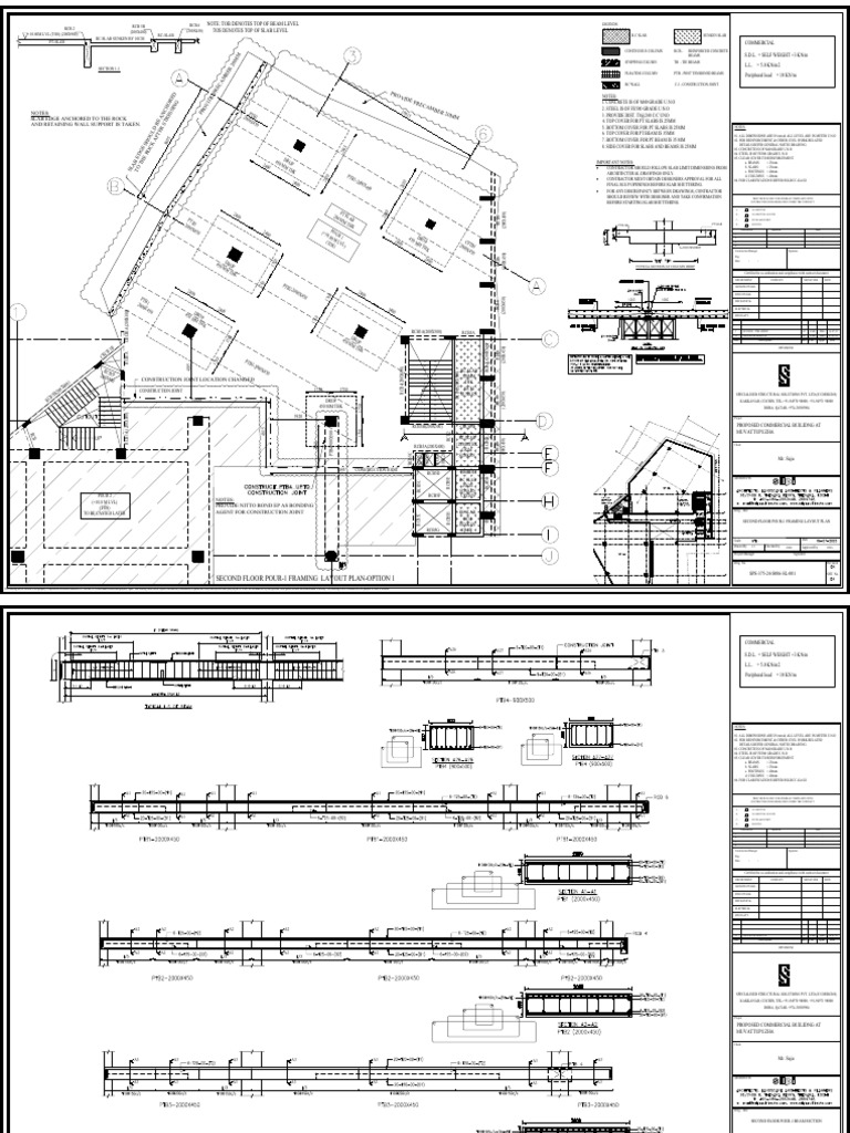 Proposed Commercial Building For MR Saju at Muvattupuzha - General Arrangement Plan-Second Floor ...