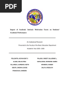 Academic Motivation Scale | PDF | Motivational | Motivation