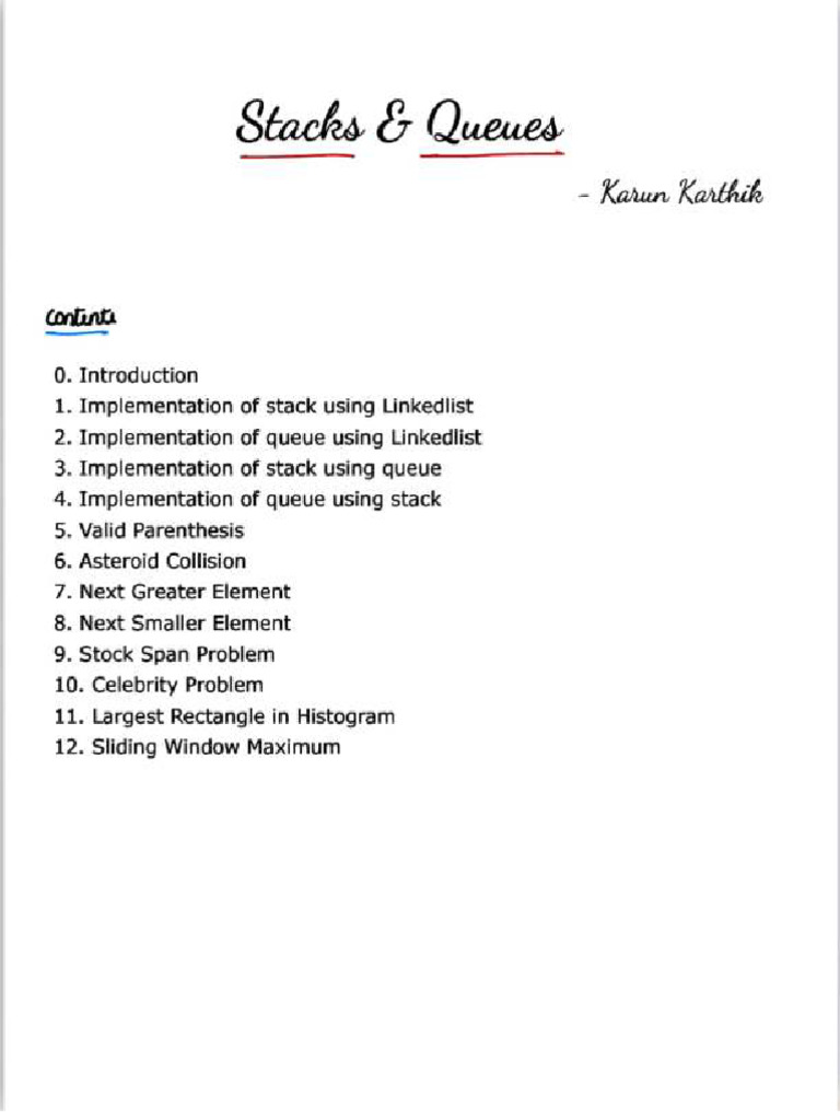 Complete DSA Notes | PDF