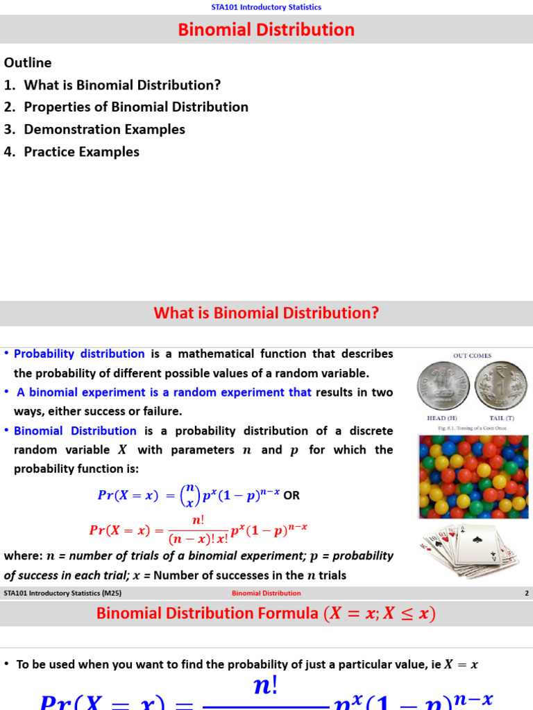 Understanding Binomial Distribution | PDF | Probability Distribution ...
