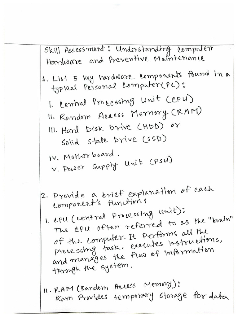 Skill Assessment (25 60644 1) | PDF